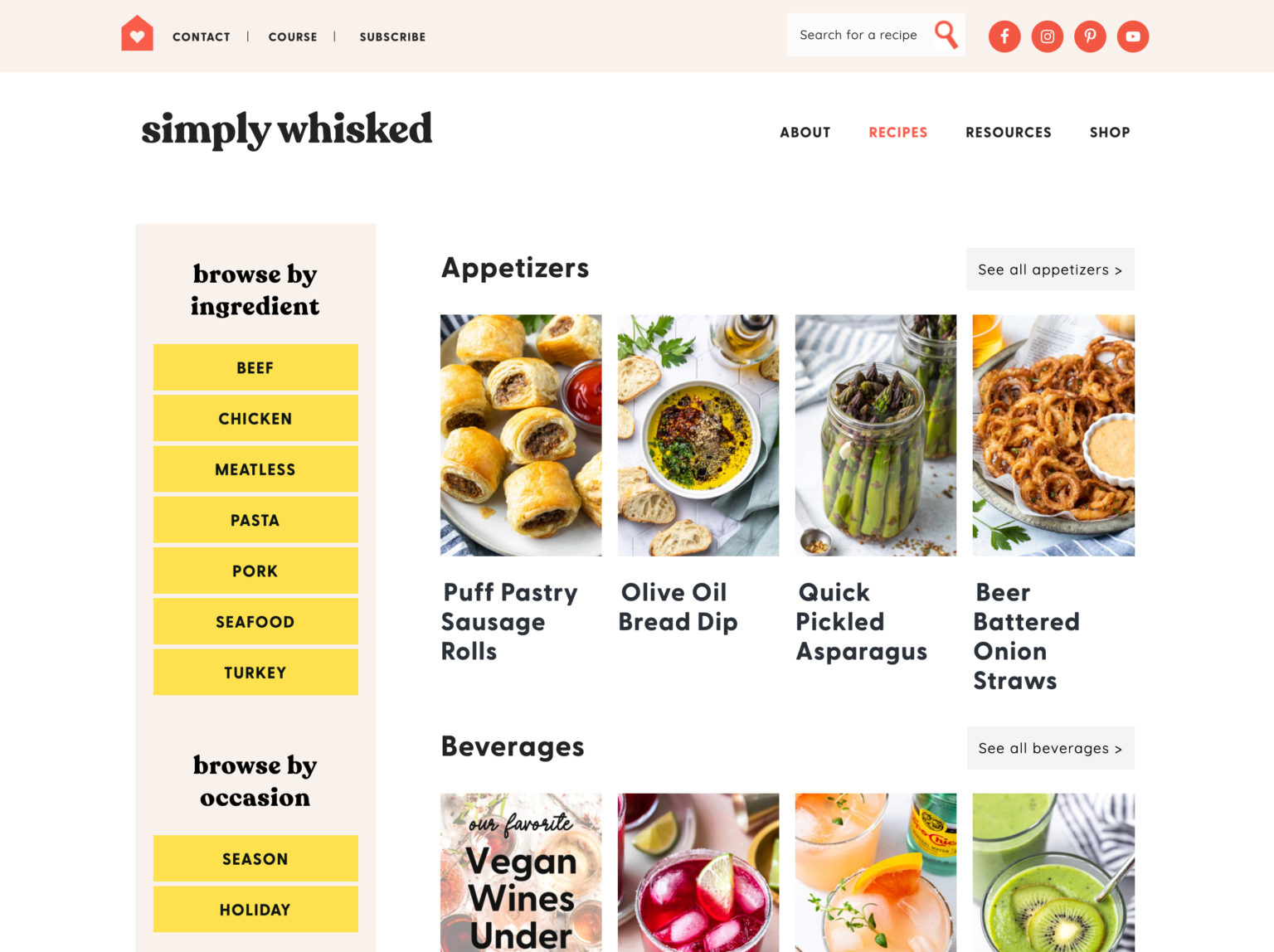 How to Customize Your Recipe Index • Grace + Vine Studios