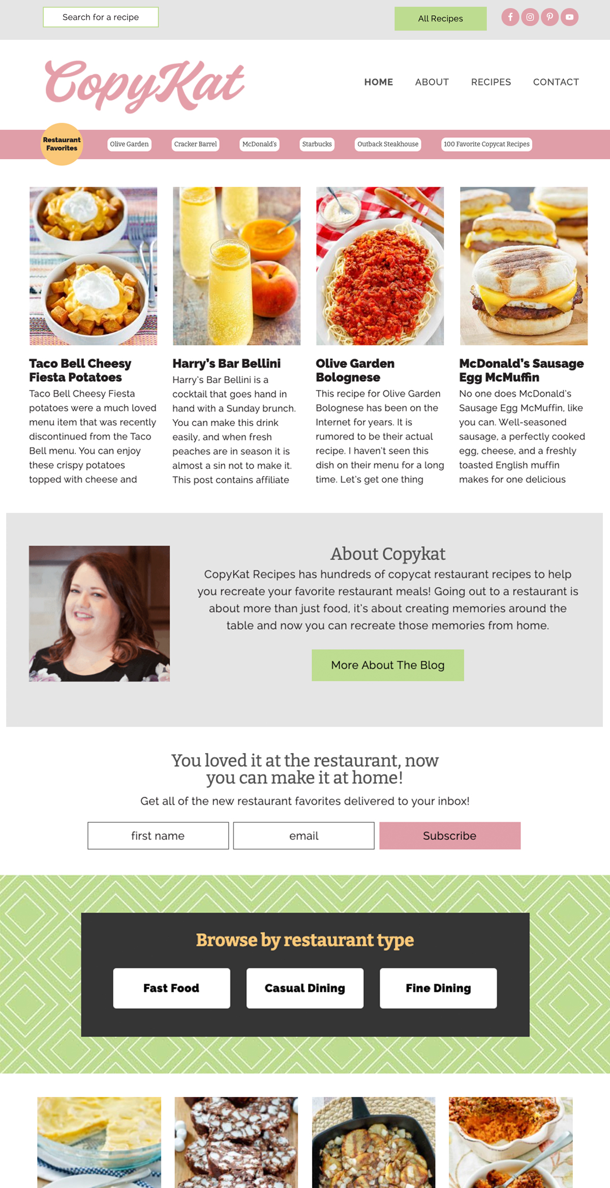 Web Design for Food Bloggers • Grace + Vine Studios