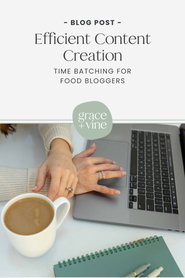 Efficient Content Creation: Time Batching for Food Bloggers • Grace ...