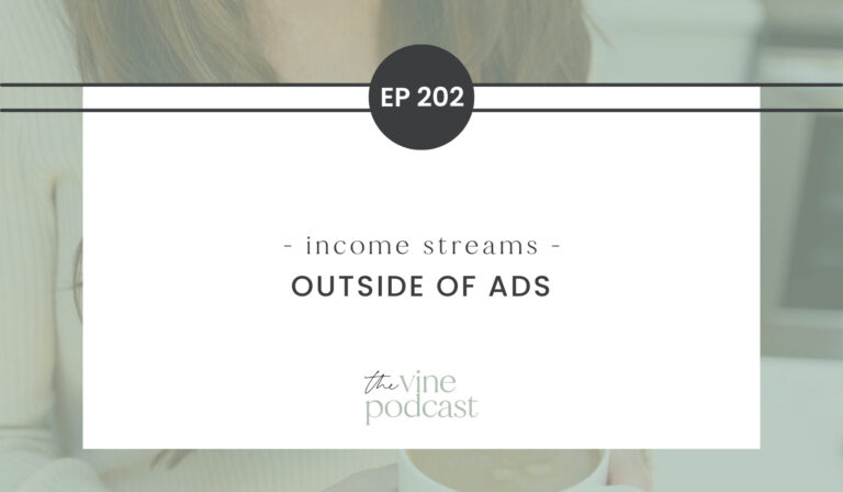 Income Streams Outside of Ads • Grace + Vine Studios
